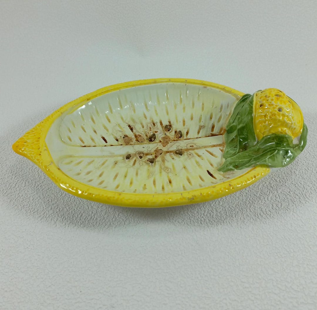 Lemon Dish Bassano Ceramic Lemon Serving Plate Appetizer Plate With ...