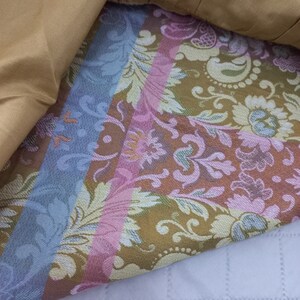 Fabulous Double Bedspread Silk Brocade and Silk Satin Bedspread With ...