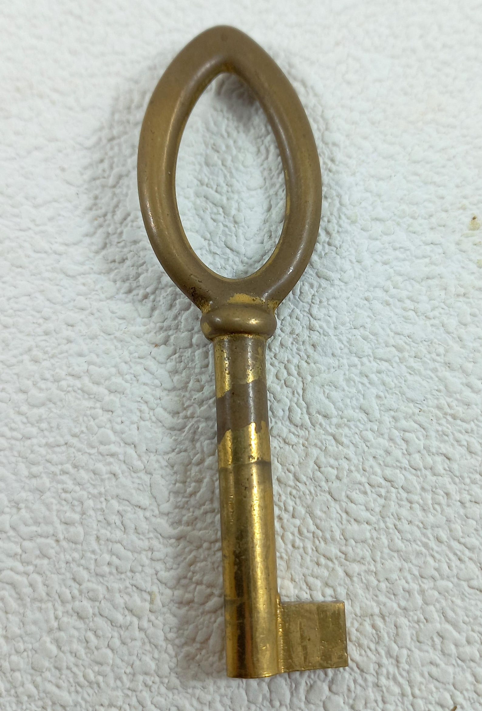 Rare 1950s Vintage Italy Collectible Skeleton Key Ornate Brass Key ...