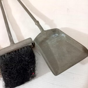 Small Heavy Brass Fireplace Cleaning Set Without Support Fireplace ...