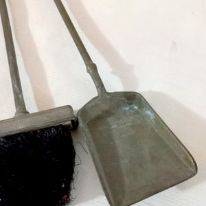 Small Heavy Brass Fireplace Cleaning Set Without Support Fireplace ...