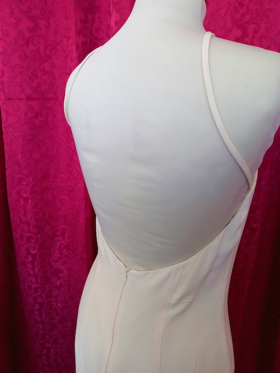 Ceremony dress with straps Italian signed "Marina Bab… - Gem