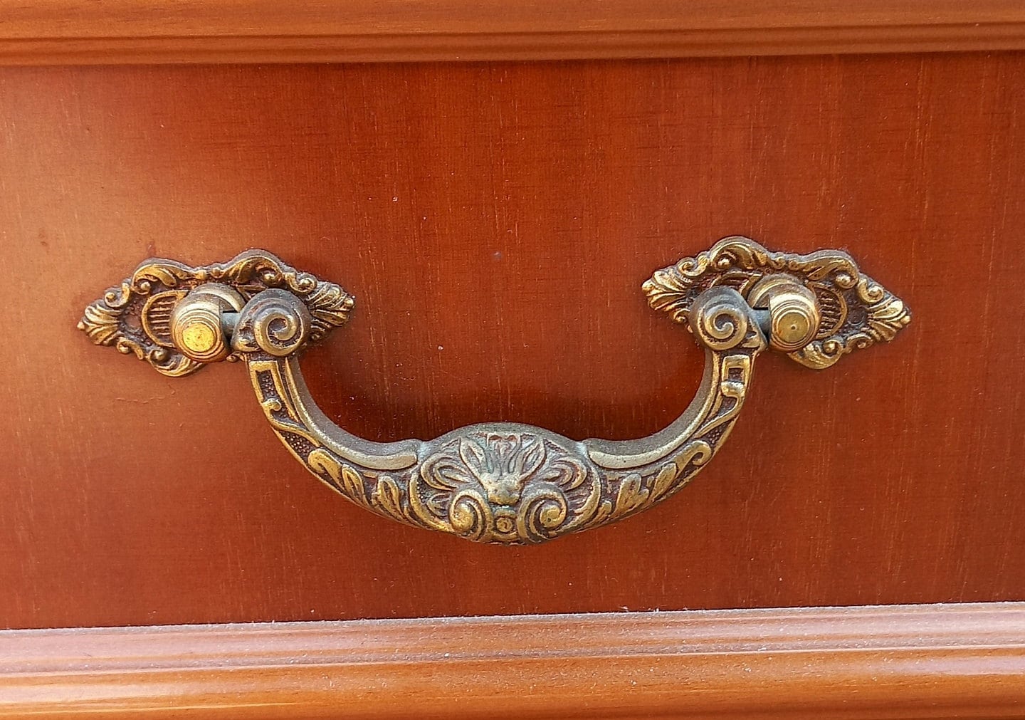 Rare Vintage Italian Handles Antique Brass Antique Furniture - Etsy