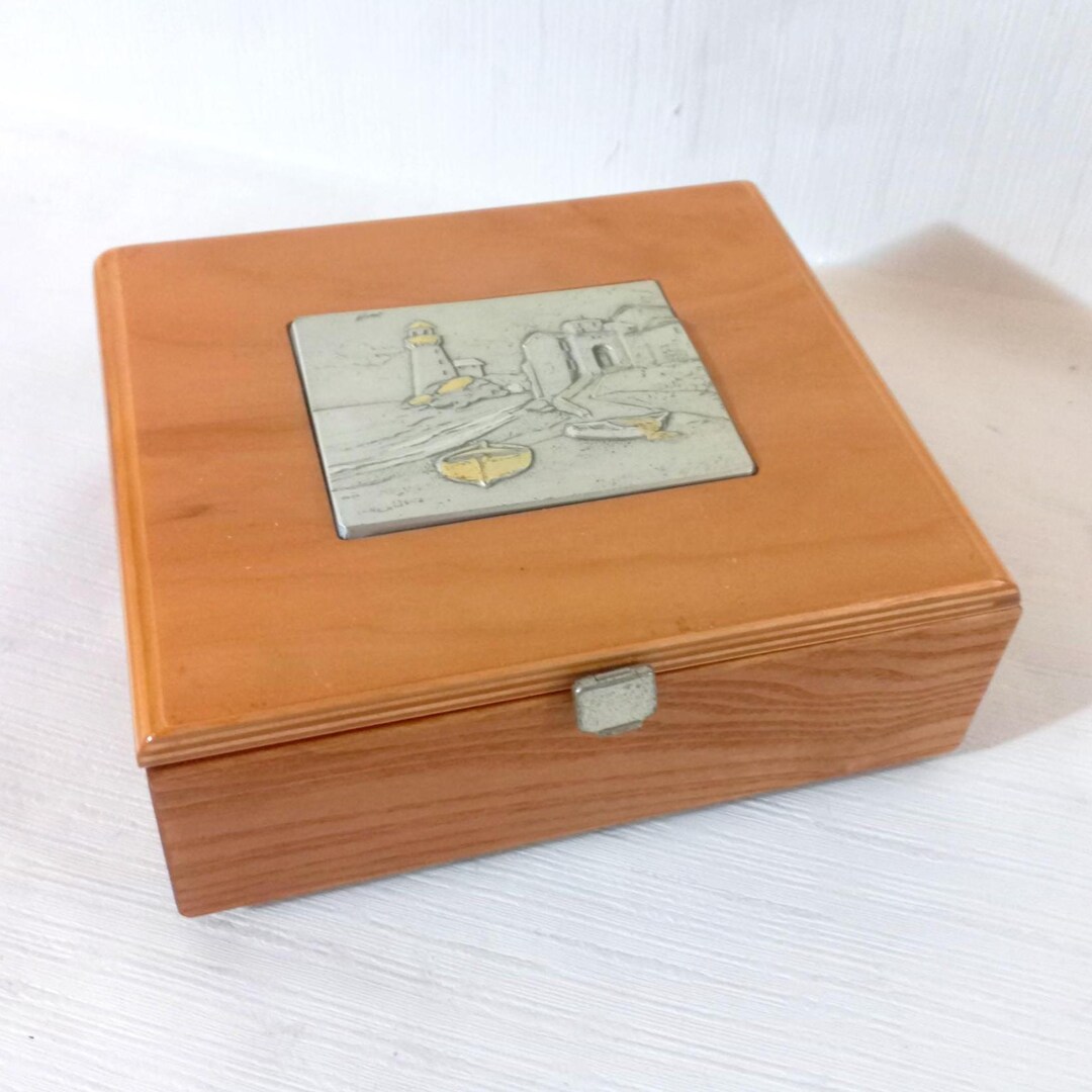Old Tobacco Box "juliet" Creation of Precious Metals Work Made on 999% ...