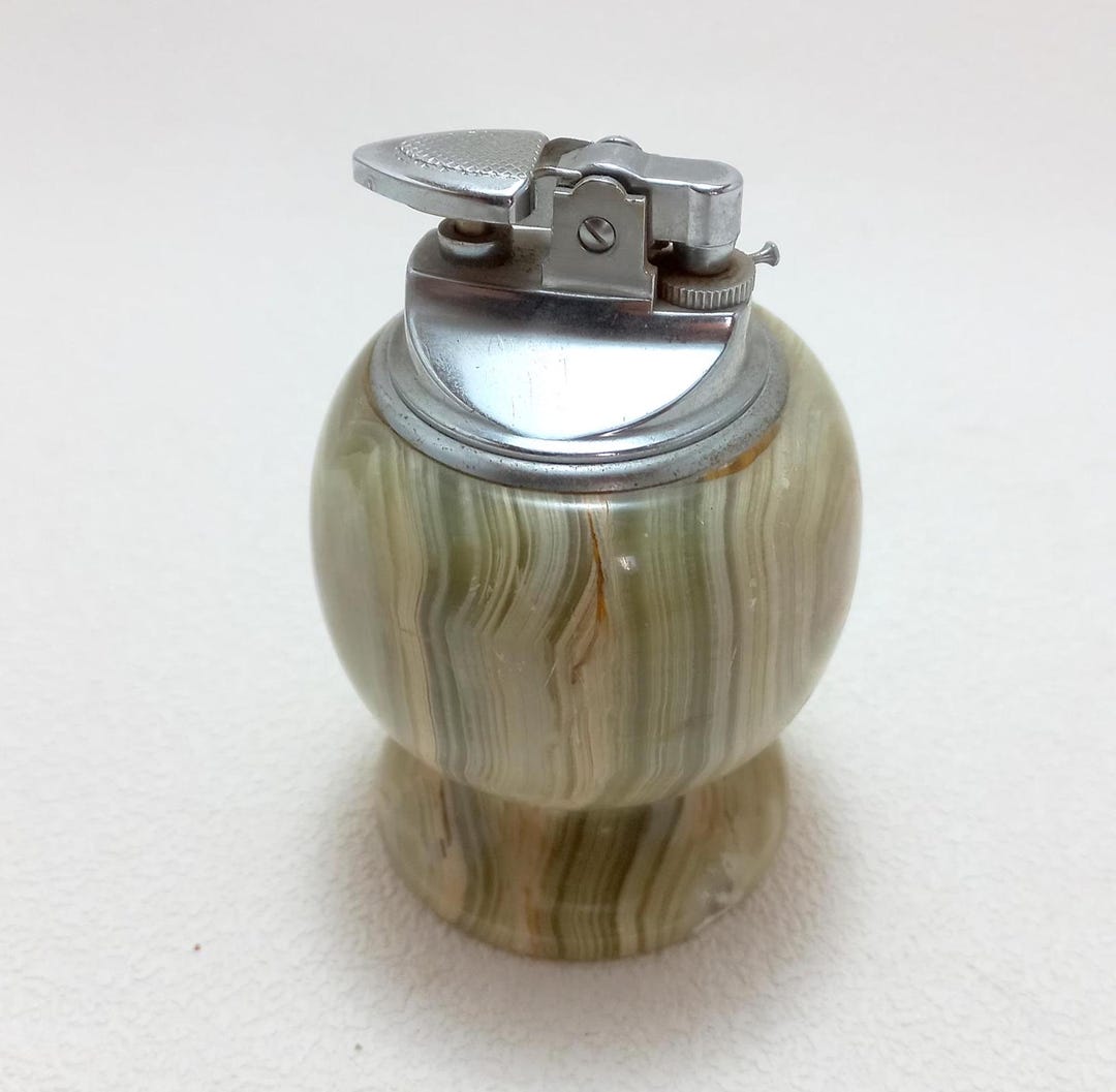 Rare Table Lighter With a Small Defect Onyx Base Desk Lighter Gift for ...