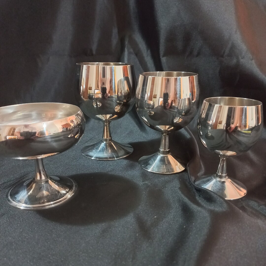 25 Pieces Casteel Tina Table Service 18/10 Stainless Steel Champagne ...