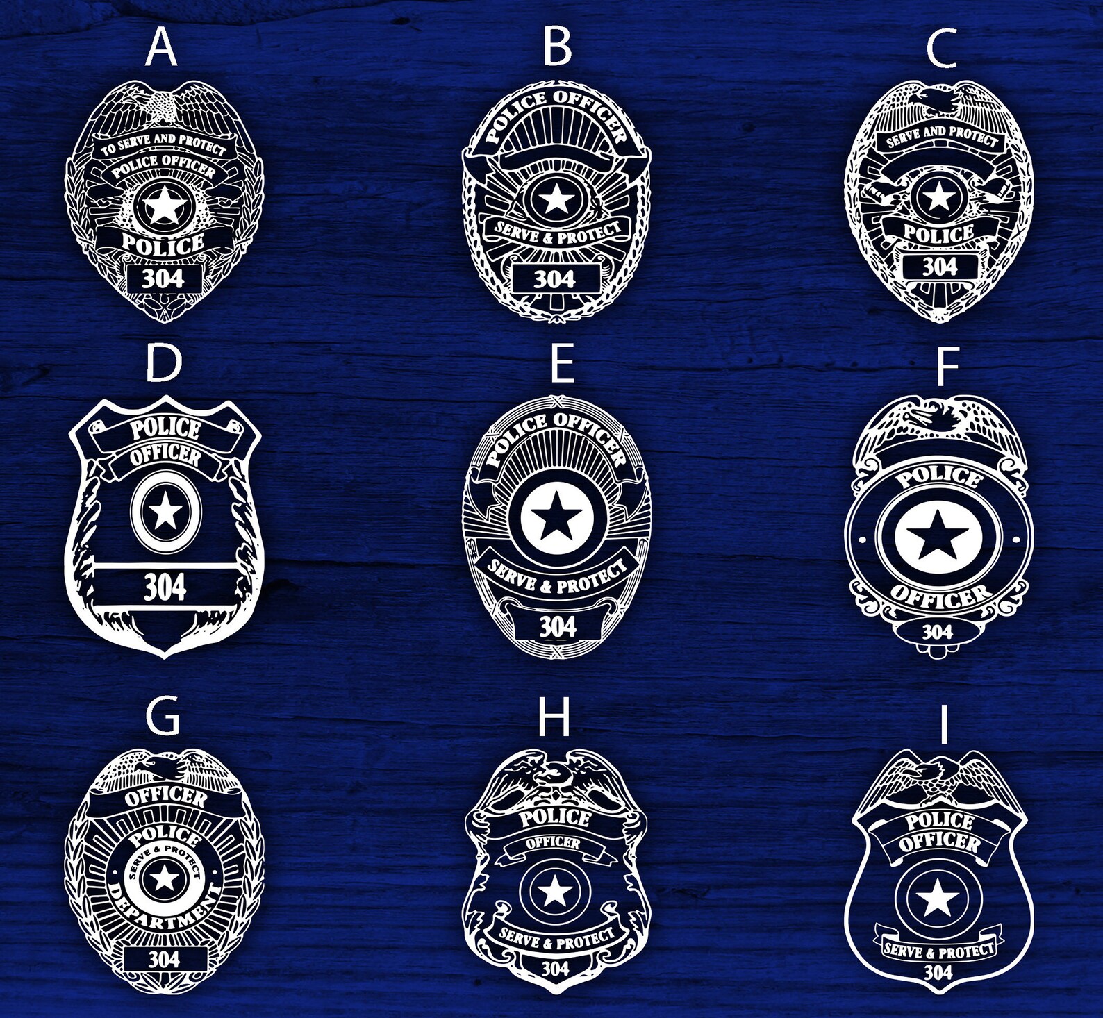 Half Flag Correctional Officer Badge Personalized Canvas, Custom Thin ...