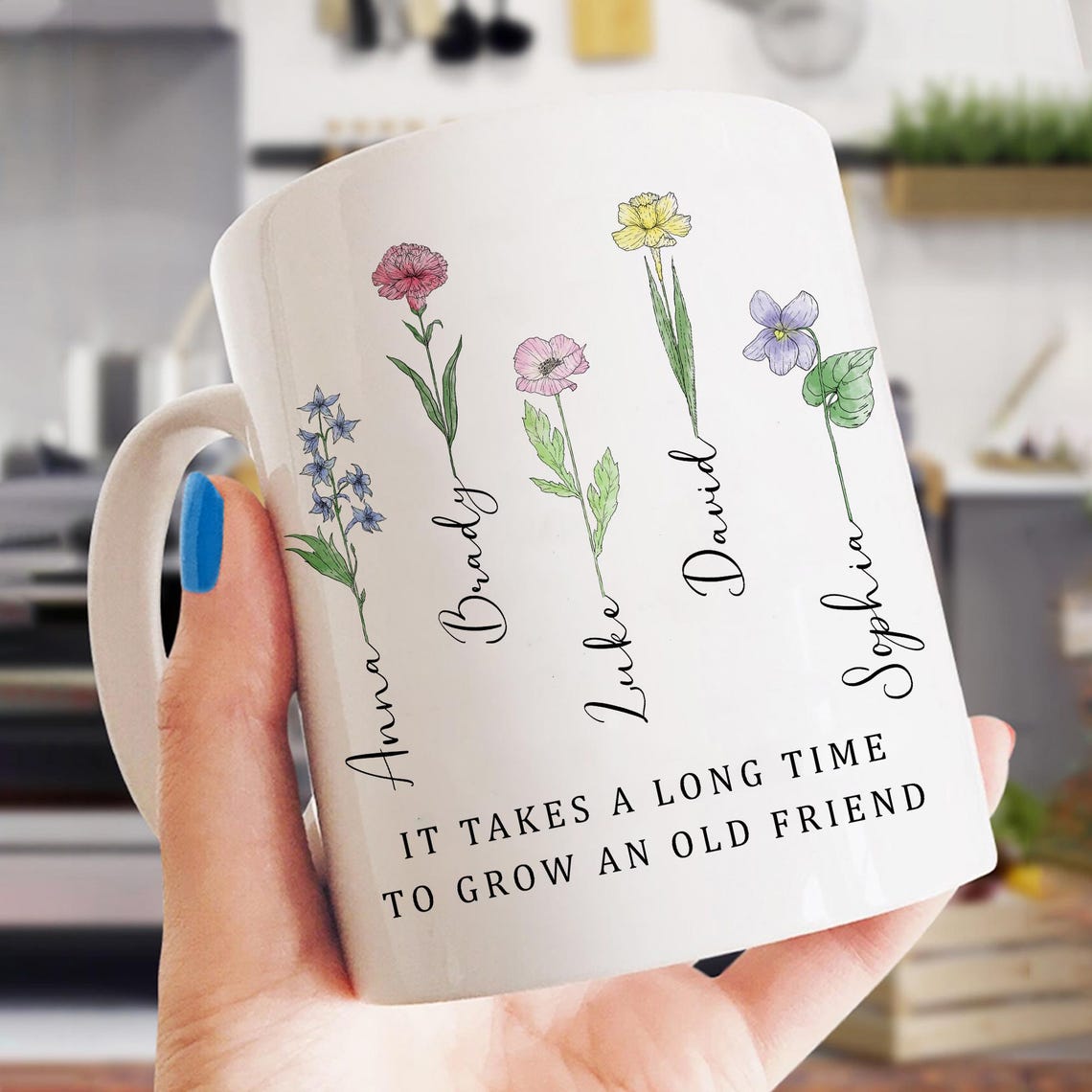 Gifts for Women, It Takes Along Time to Grow and Old Friend Mug ...