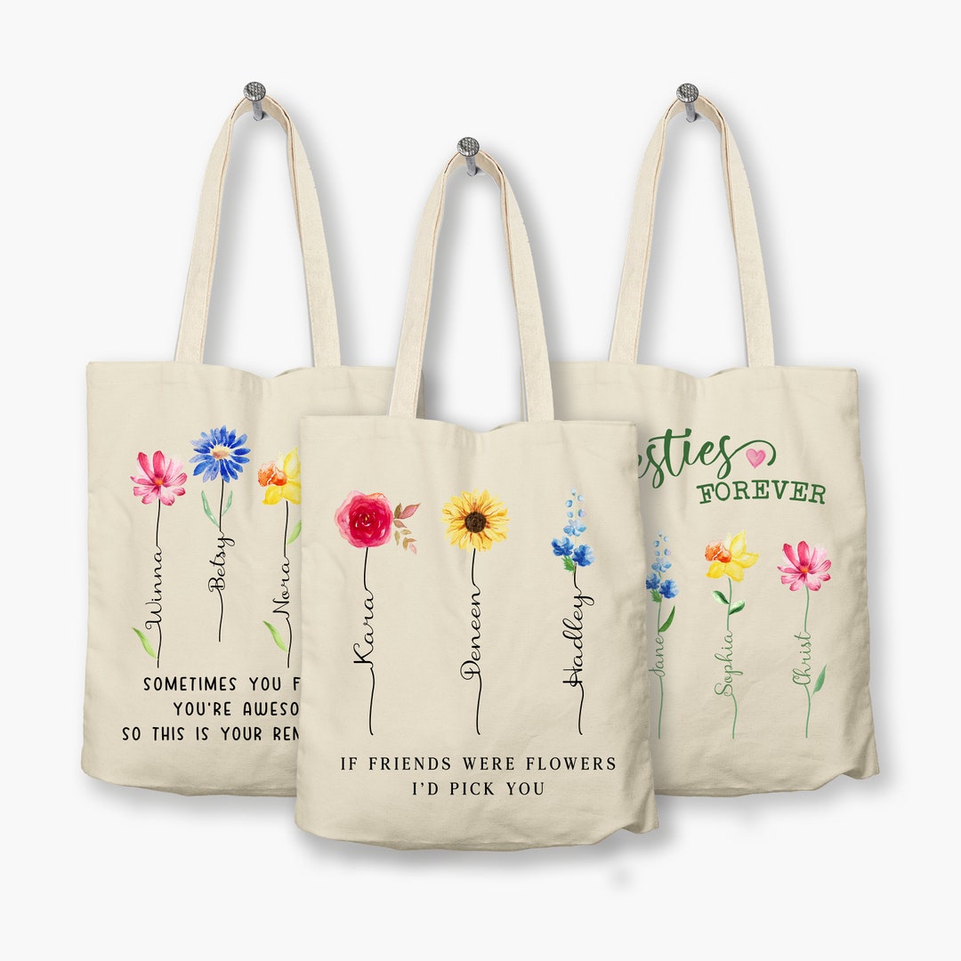 Personalized Tote Bag, Gifts for Women, Friendship Gifts, Best Friend ...
