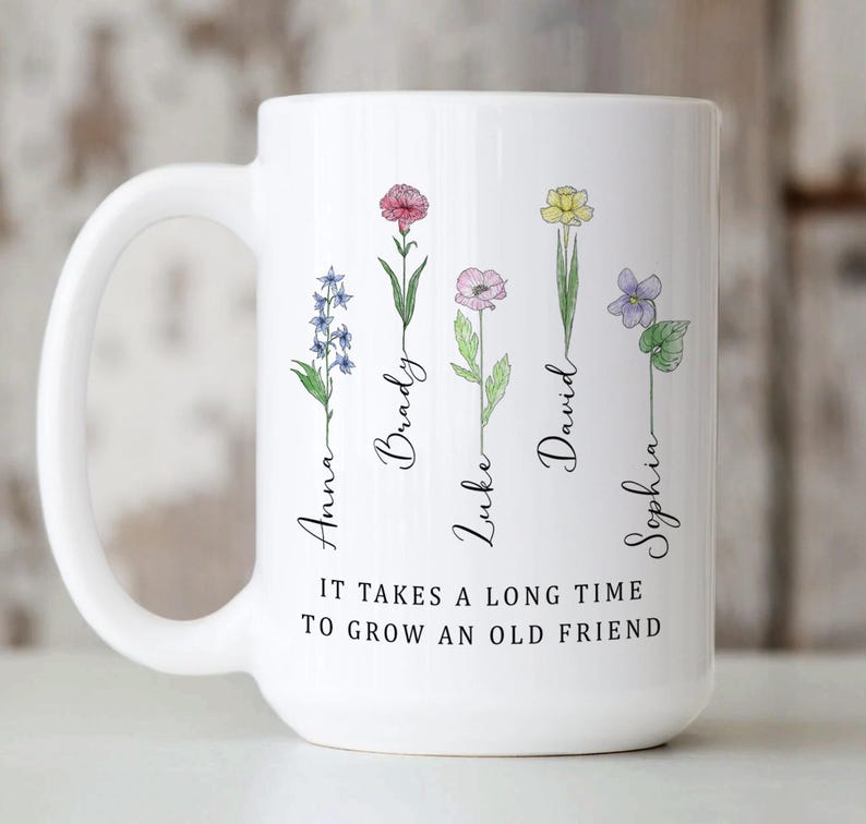 Gifts for Women, It Takes Along Time to Grow and Old Friend Mug ...