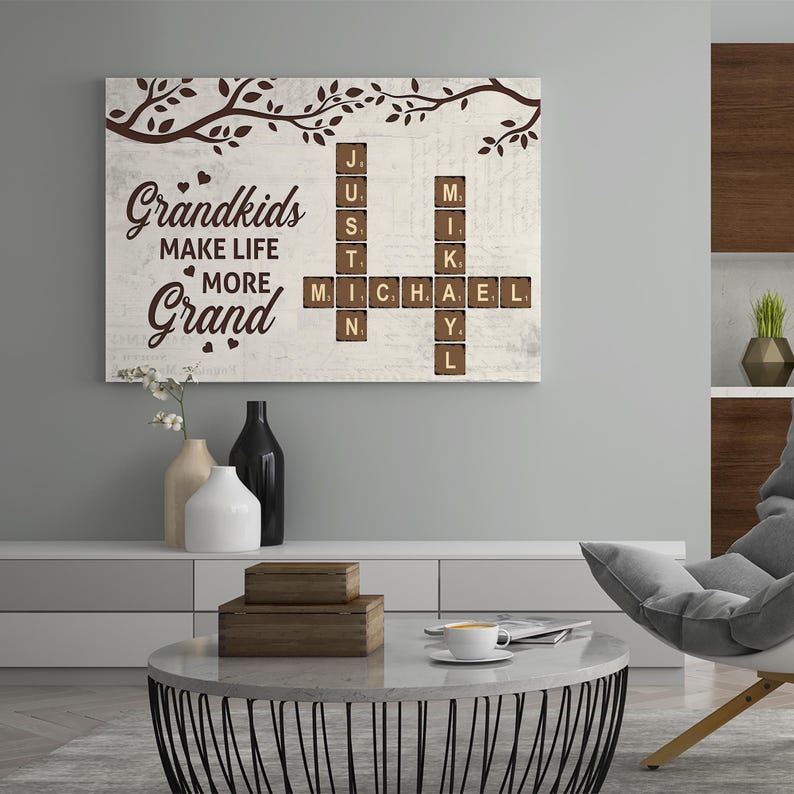 Grandma Gifts, Papa Gifts From Grandkids, Grandkids Make Life Grand ...