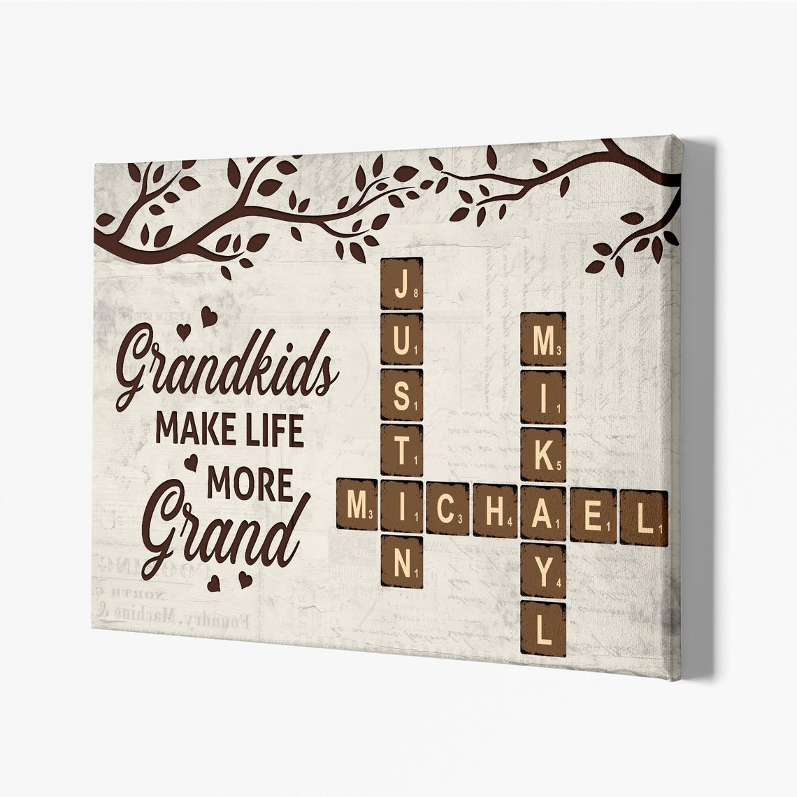 Grandma Gifts, Papa Gifts From Grandkids, Grandkids Make Life Grand ...