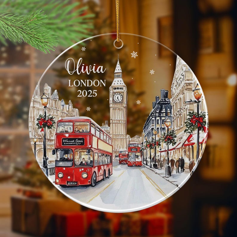 Travel Gifts, London Ornament, London Christmas Ornament, London ...
