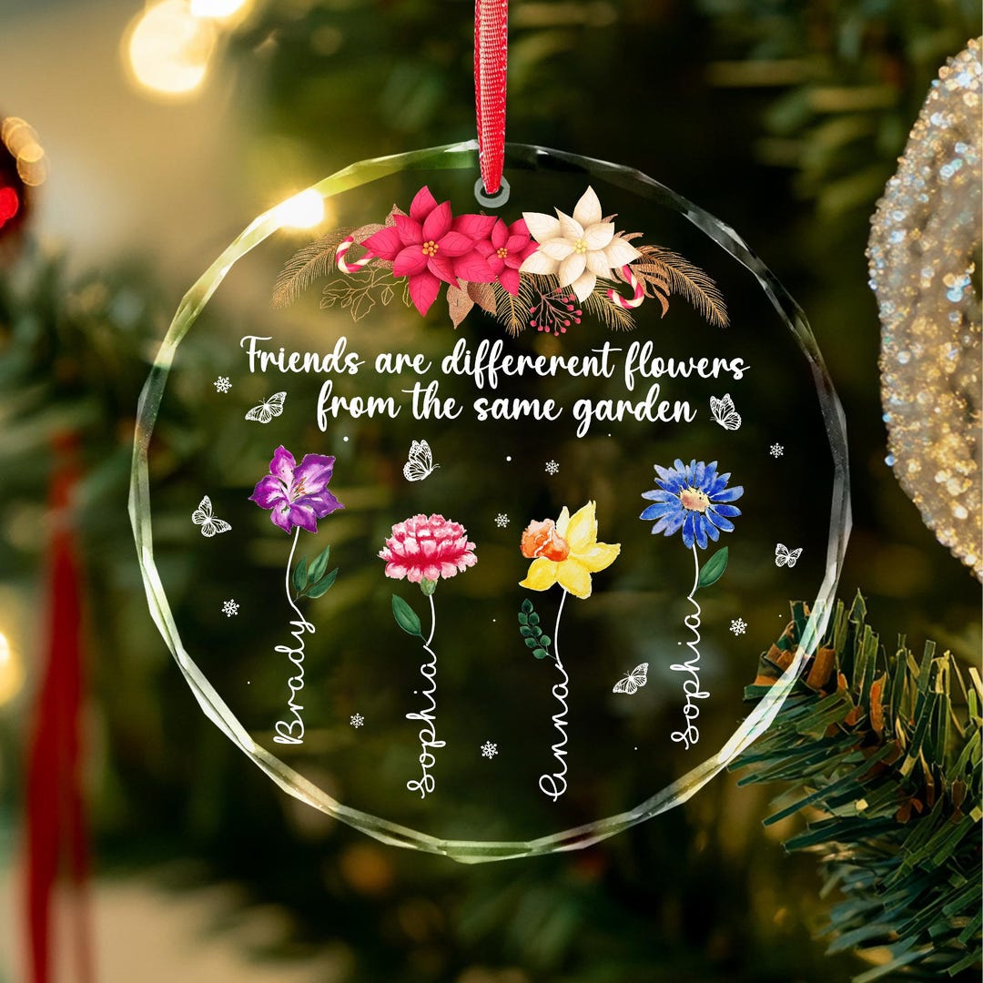Friendship Gifts, Bestie Gift, Friends Are Different Flowers, Gifts for ...