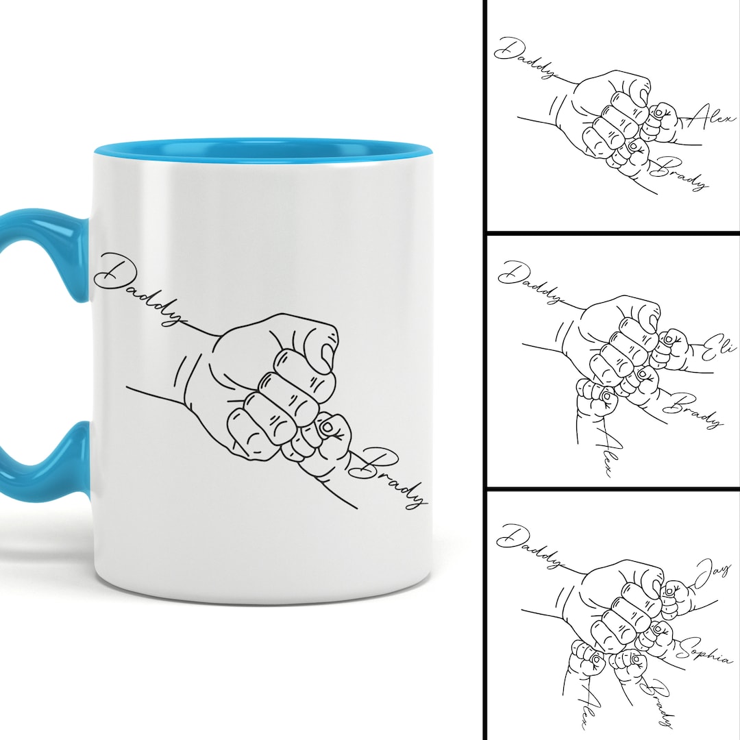 Dad Gifts, Fist Bump Dad Mug, Fathers Day Gifts From Daughter, Gifts ...