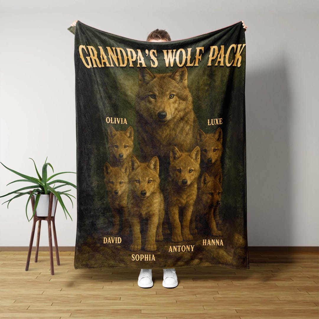 Fathers Day Gifts, Personalized Gifts for Grandpa, Blanket for Grandpa ...
