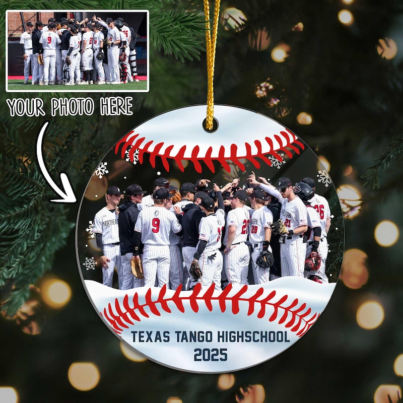 State Baseball Ornament - Etsy