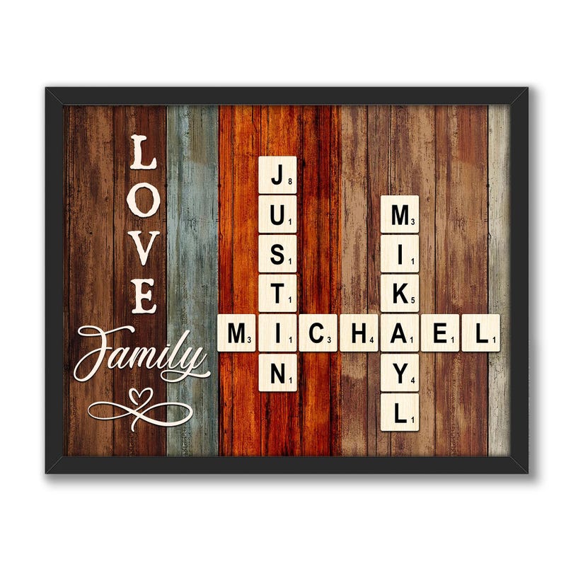 Scrabble Tile Art Friends - Etsy