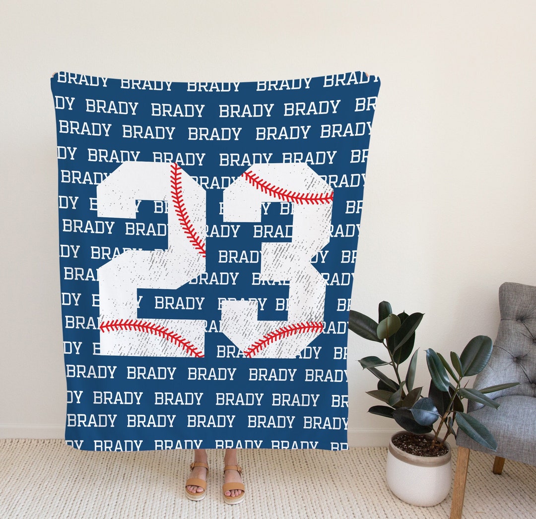 Custom Baseball Blanket, Personlized Gift Ideas for Baseball Player ...