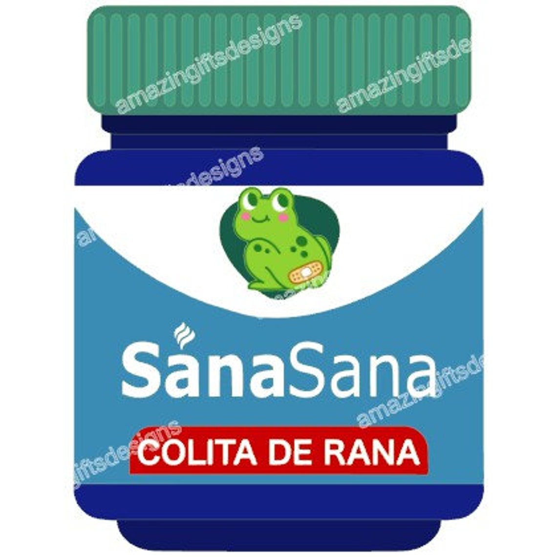 Sana Sana Colita De Rana PNG JPEG - Etsy
