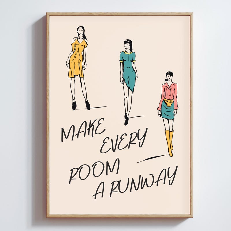 Runway Illustration - Etsy