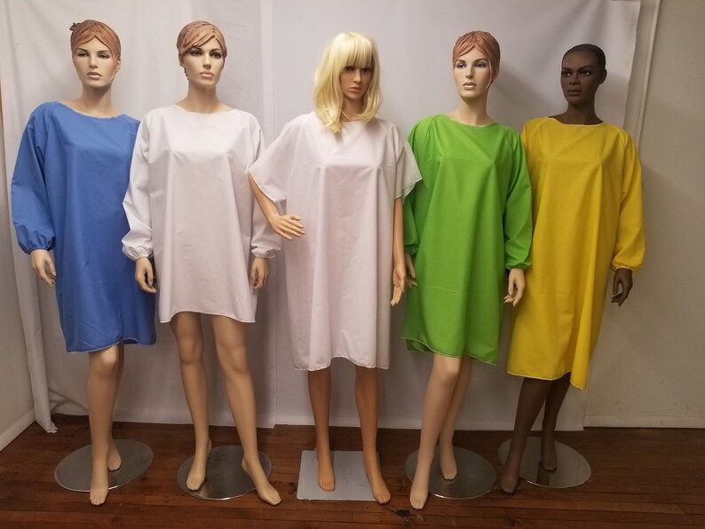 Safe Care Reusable Gowns / Long Sleeve, Medium Length/ Optional Pocket ...