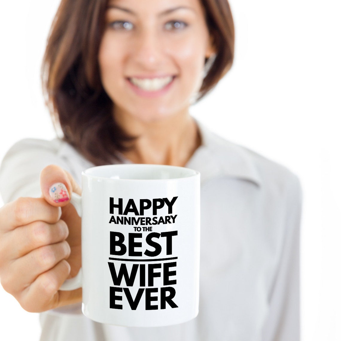 Happy Anniversary Coffee Mug T Spouse For Herwife Anniversary Mug Anniversary T 11oz