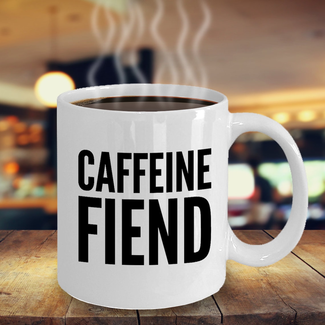 Caffeine Addict Mug, Coffee Lover, Caffeine Fiend, Gift for Him/her ...
