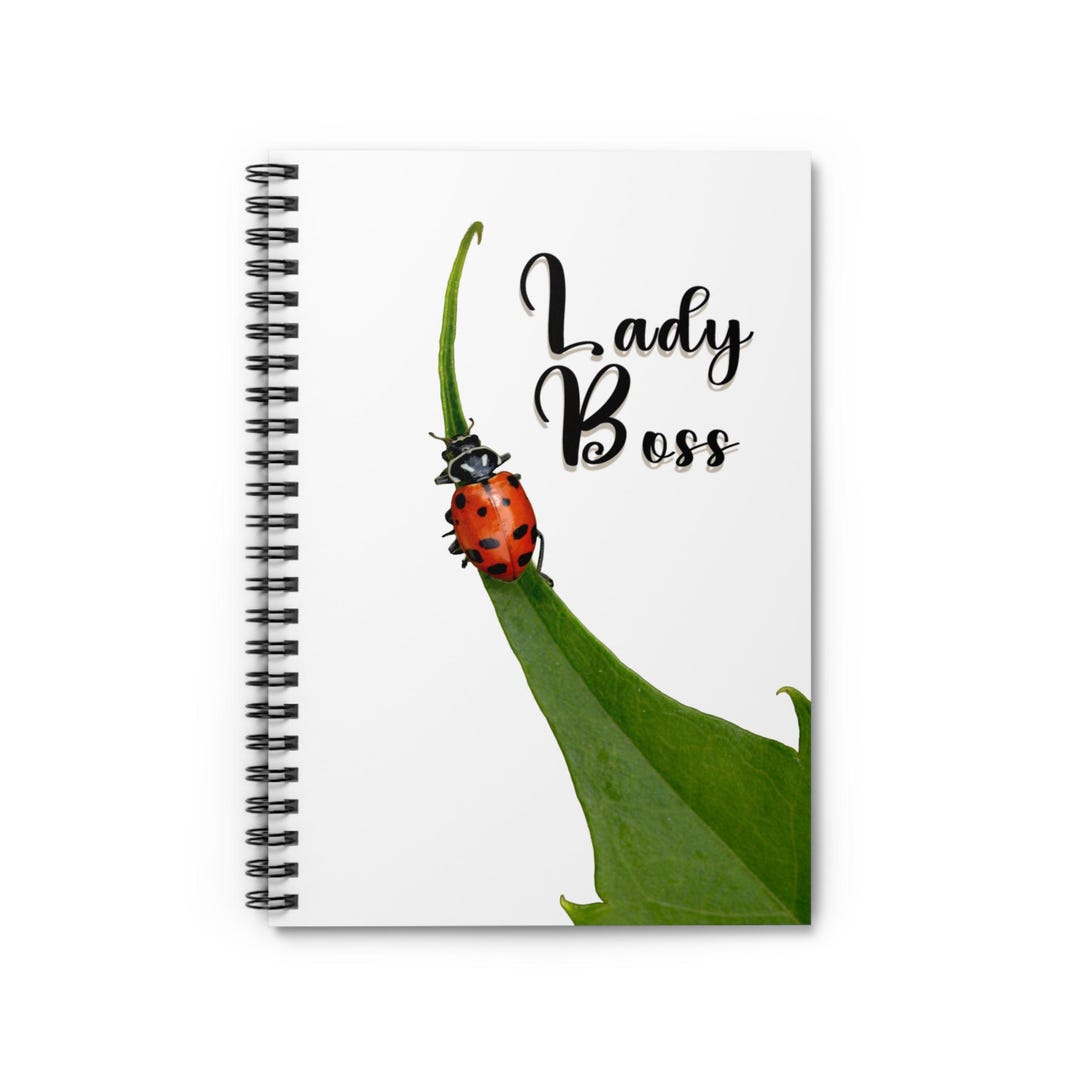 Lady Boss Spiral Notebook - Empowering Stationery for Boss Ladies ...