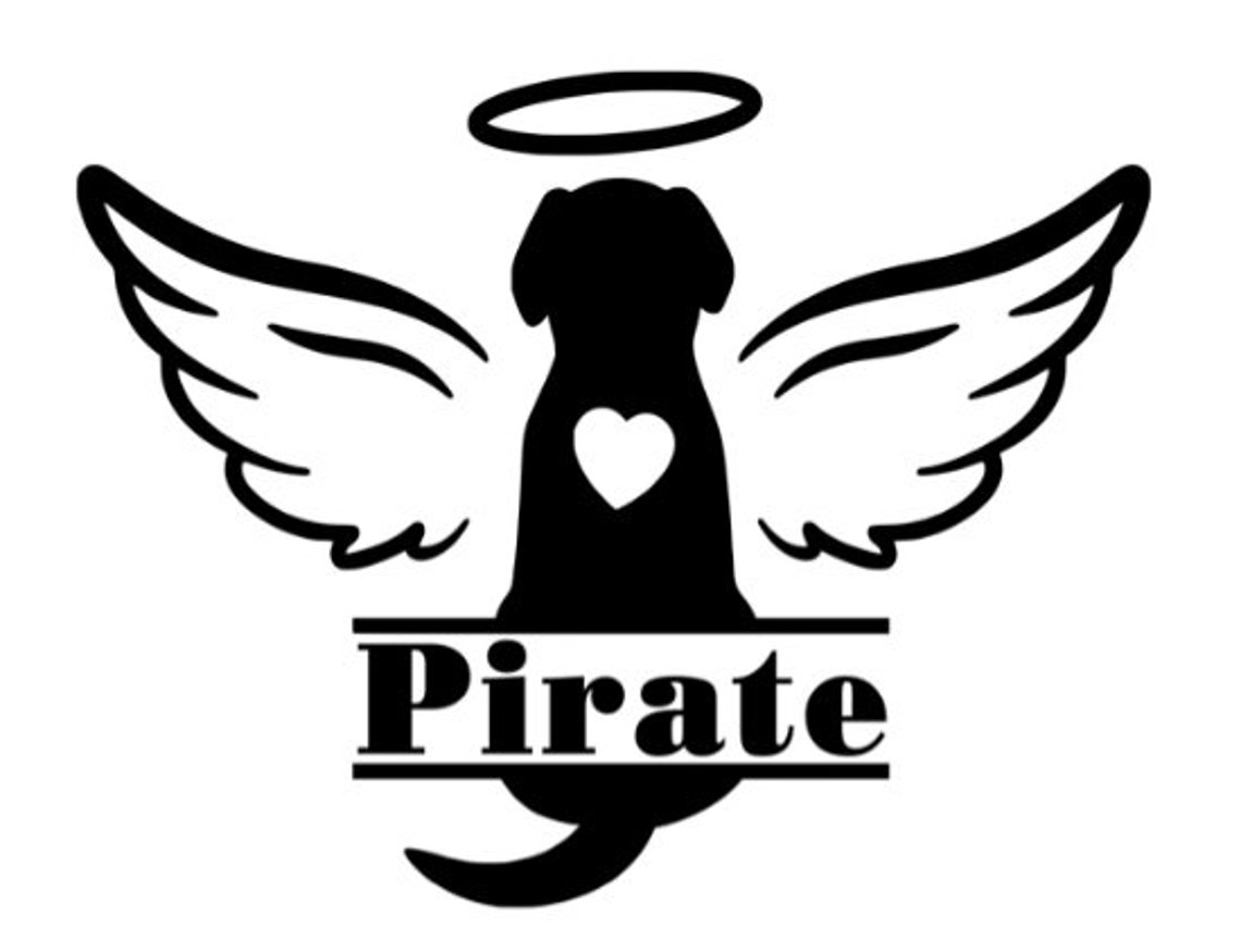 Dog RIP DECAL Memorial Personalized | Etsy