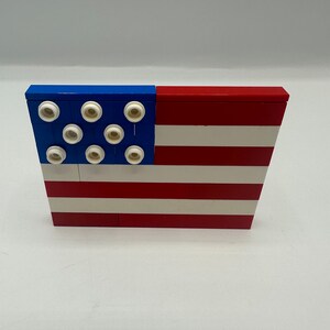 Lego American Flag, Made Out of 100% Lego Bricks - Etsy