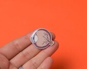 Eye Anatomy Pin Eye Brooch Optometry Gift Optometrist Eye | Etsy