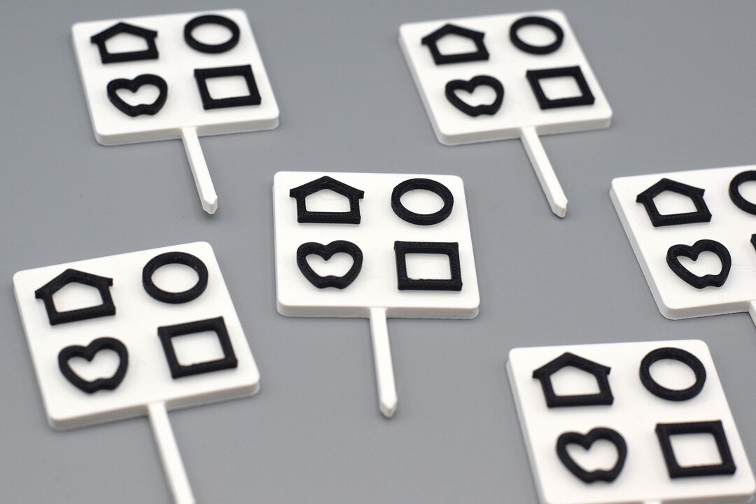 LEA Chart Cupcake Toppers Optometry Gift Optometrist Eye Doctor Cupcake ...