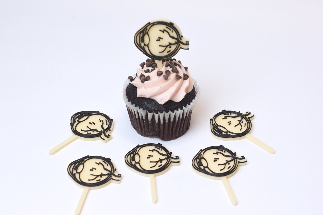 Eye Anatomy Cupcake Toppers, Optometry Gift, Optometrist, Eye Doctor ...
