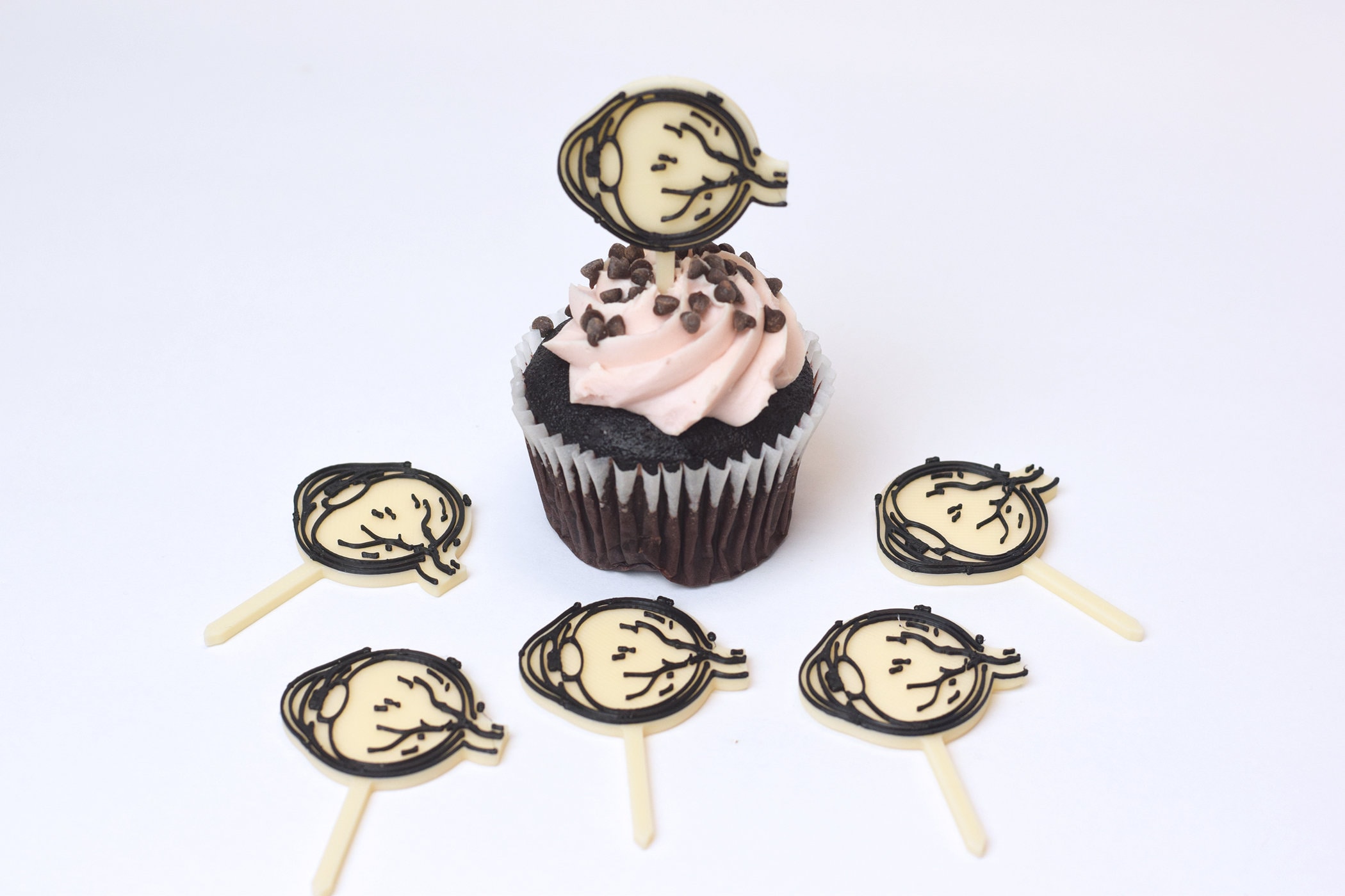 Eye Anatomy Cupcake Toppers Optometry Gift Optometrist Eye | Etsy