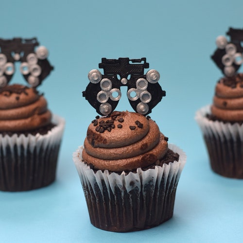 Optometry Cupcake Toppers Optometry Gift Optometrist Eye - Etsy