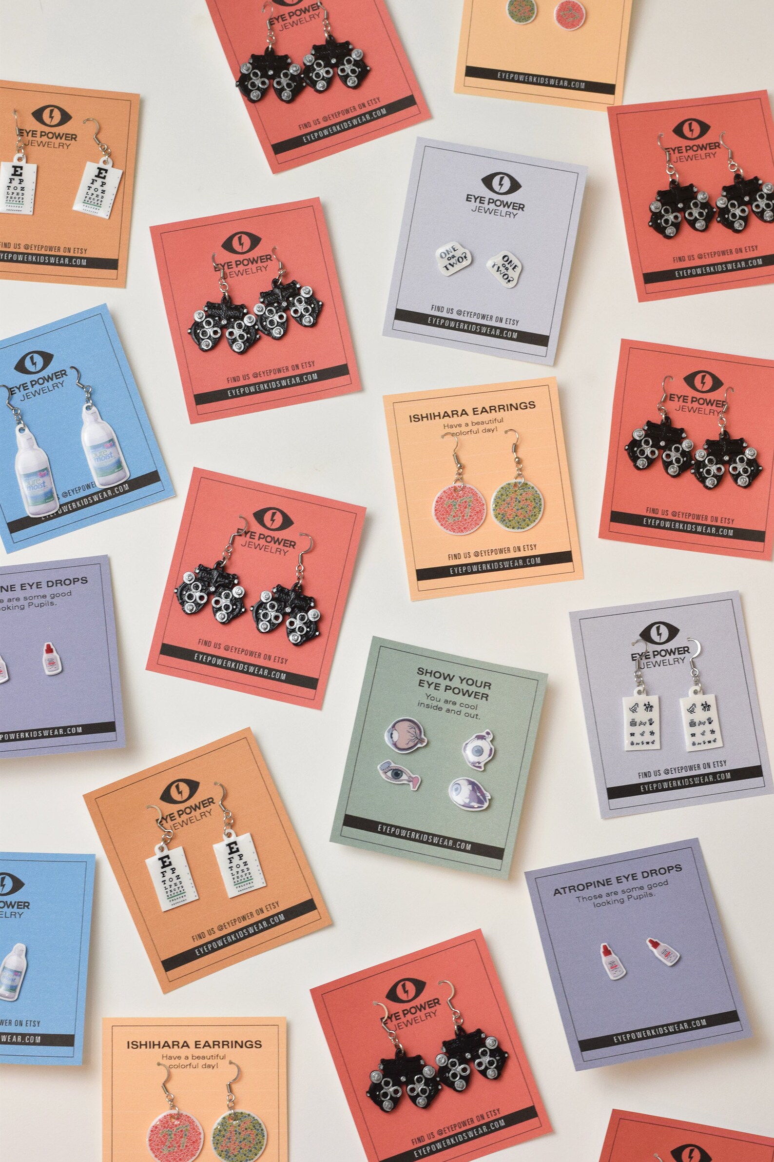 Acuity Teller Card Earrings, Optometry Gift, Optometrist, Eye Dr Gift ...