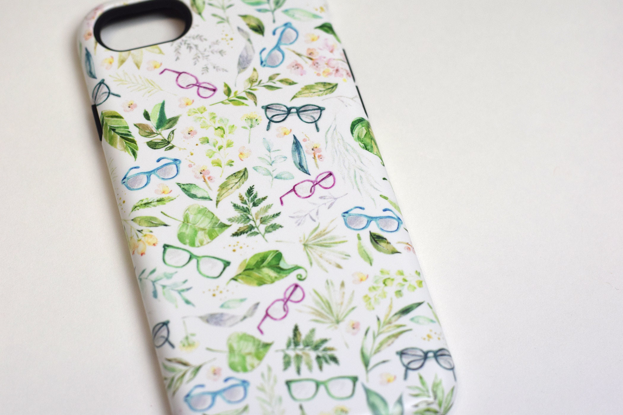 Plant and Glasses Optometry Phone Case Glasses Phone Case | Etsy