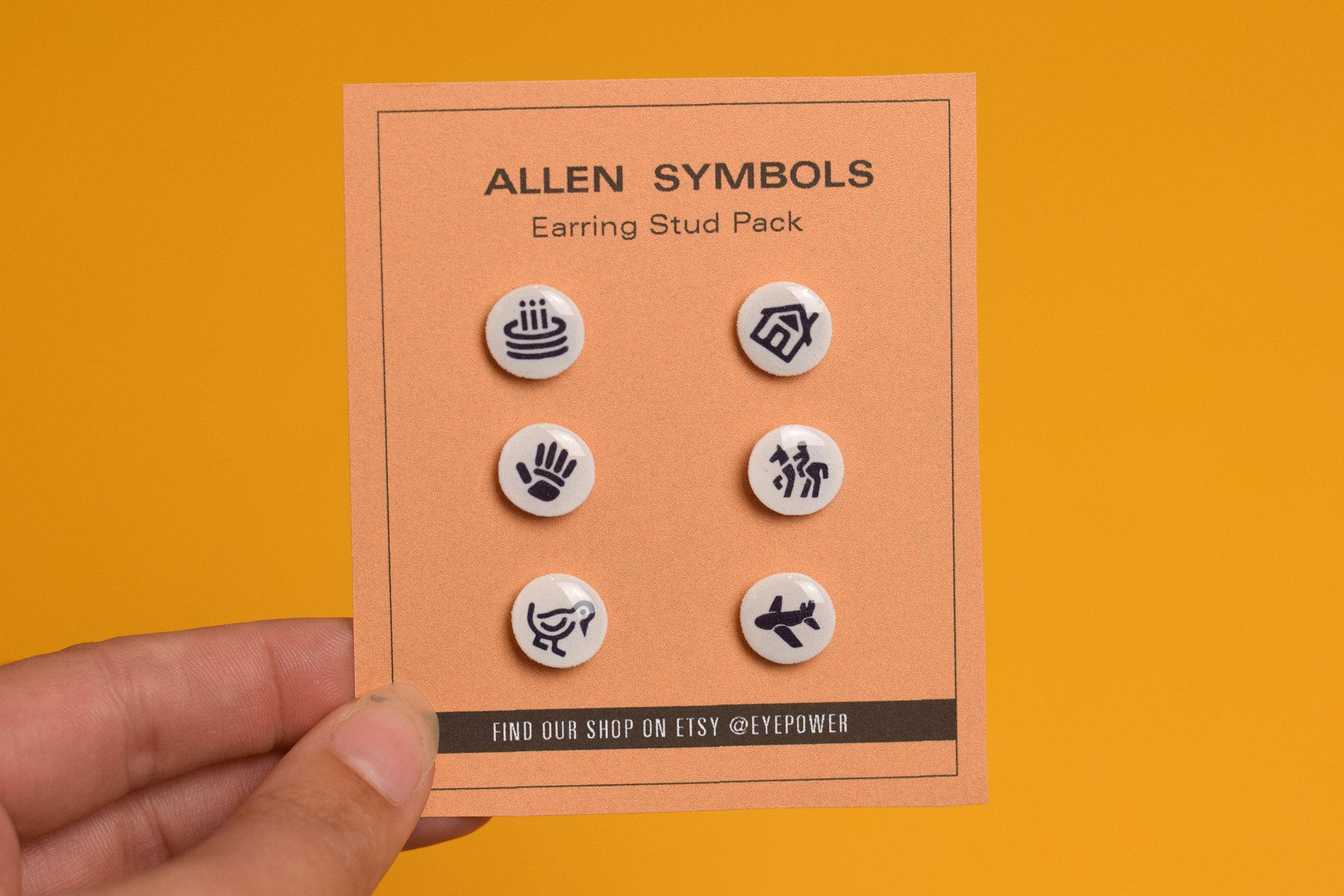 Eye Chart Earrings Allen Eye Chart Jewelry | Etsy