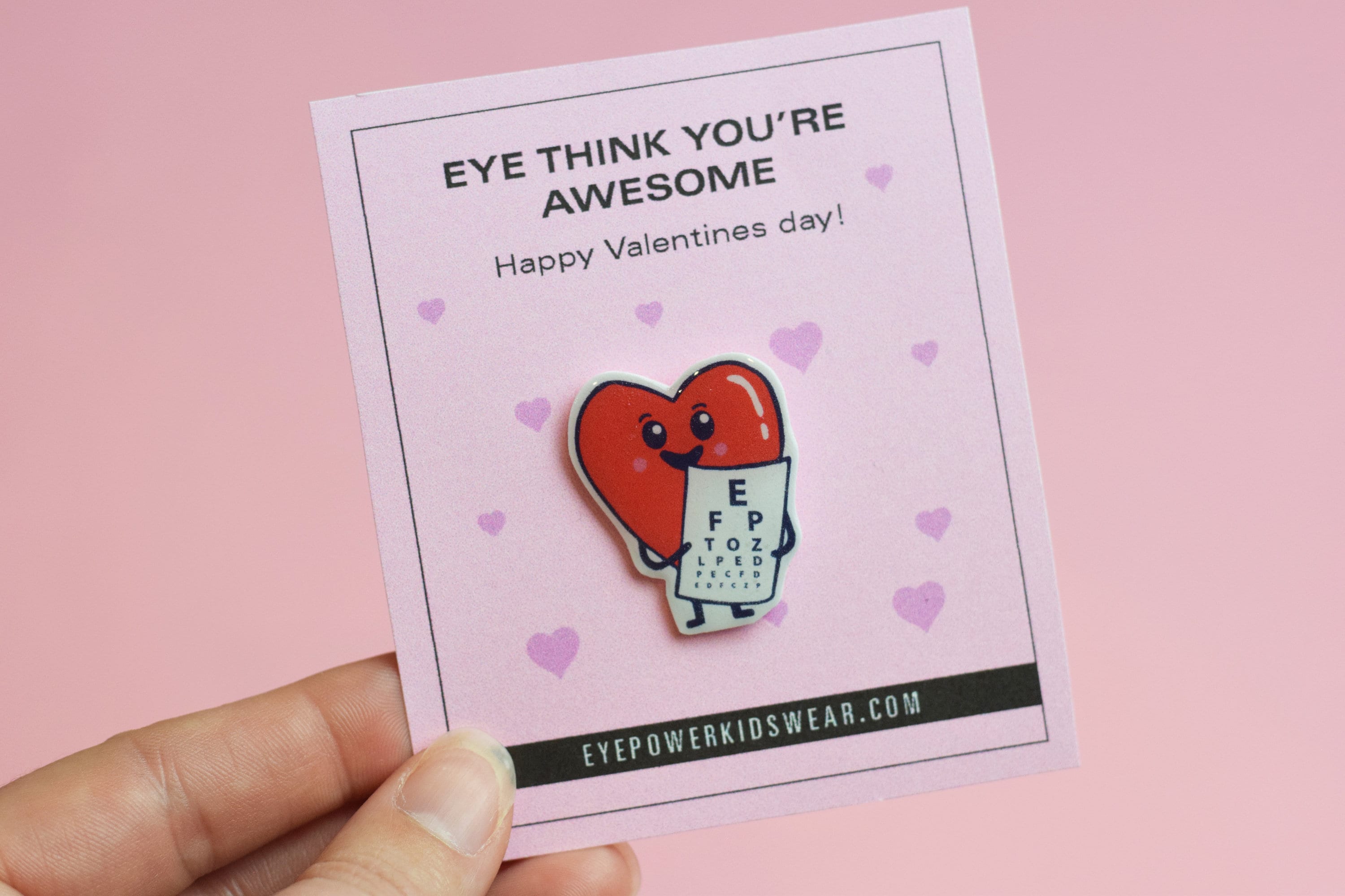 Valentines Eye Chart Pin Brooch Optometry Gift Optometrist - Etsy