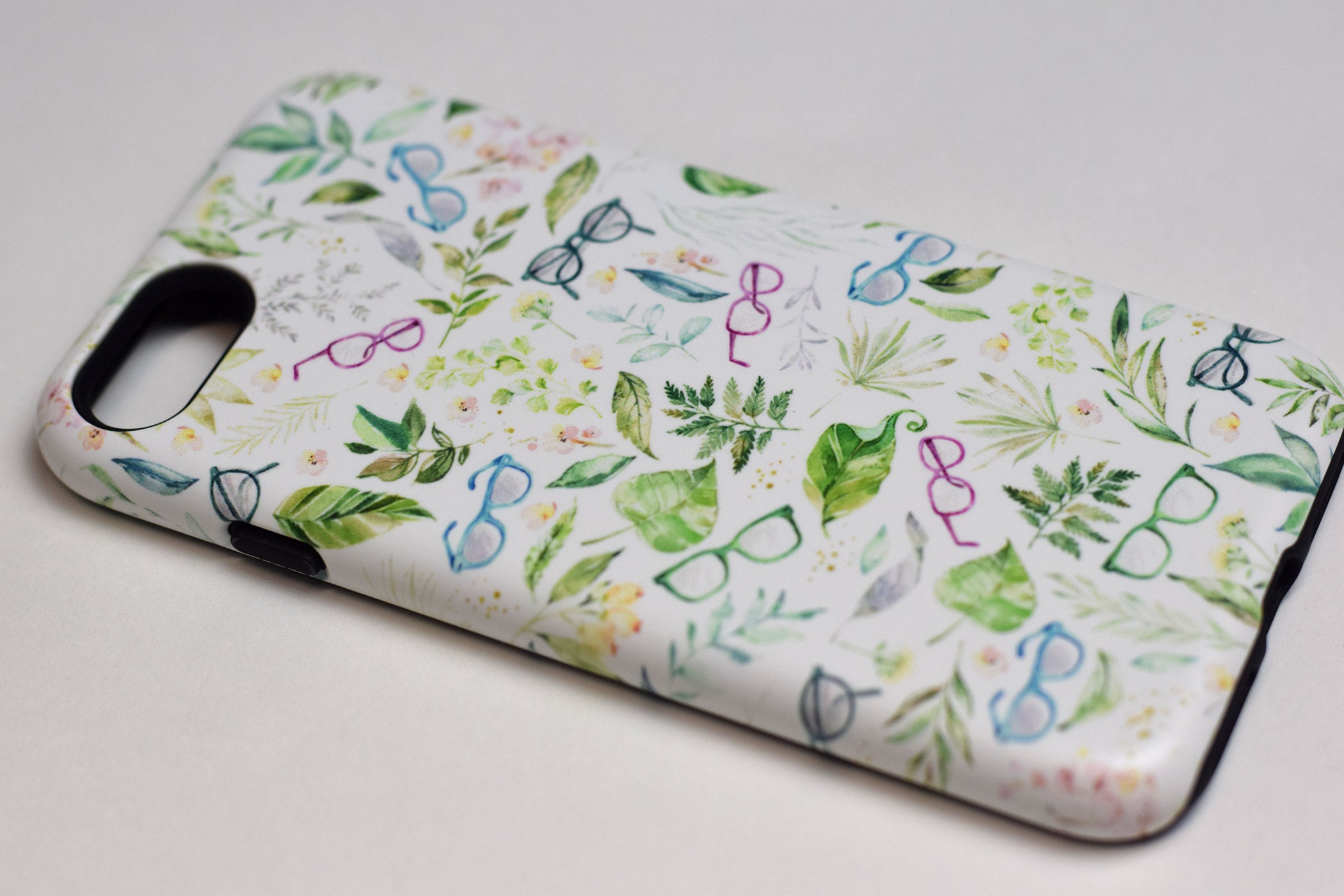 Plant and Glasses Optometry Phone Case Glasses Phone Case | Etsy