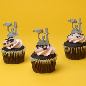 Slit Lamp Cupcake Toppers, Optometry Gift, Optometrist, Eye Doctor ...