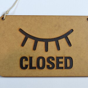 Eye Open Closed Sign, Optometry Sign, Optometrist, Eye Doctor, Eye ...