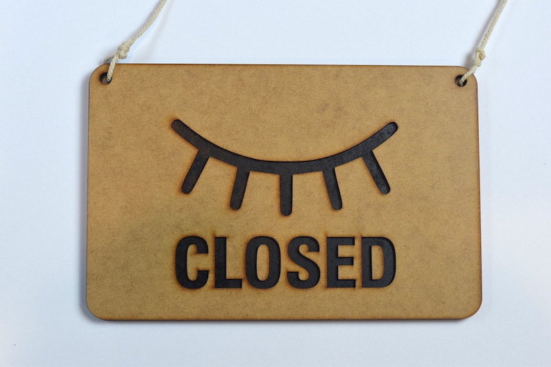 Eye Open Closed Sign, Optometry Sign, Optometrist, Eye Doctor, Eye ...