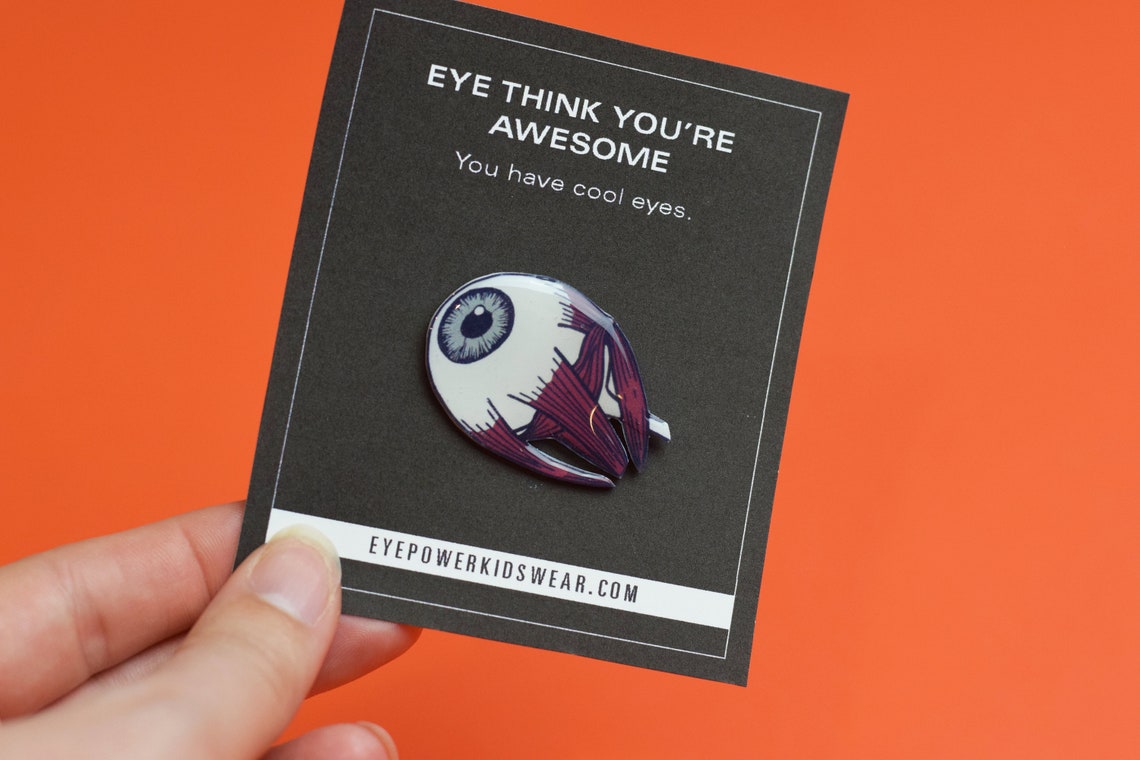 Eye Anatomy Pin Brooch Optometry Gift Optometrist Eye Dr - Etsy