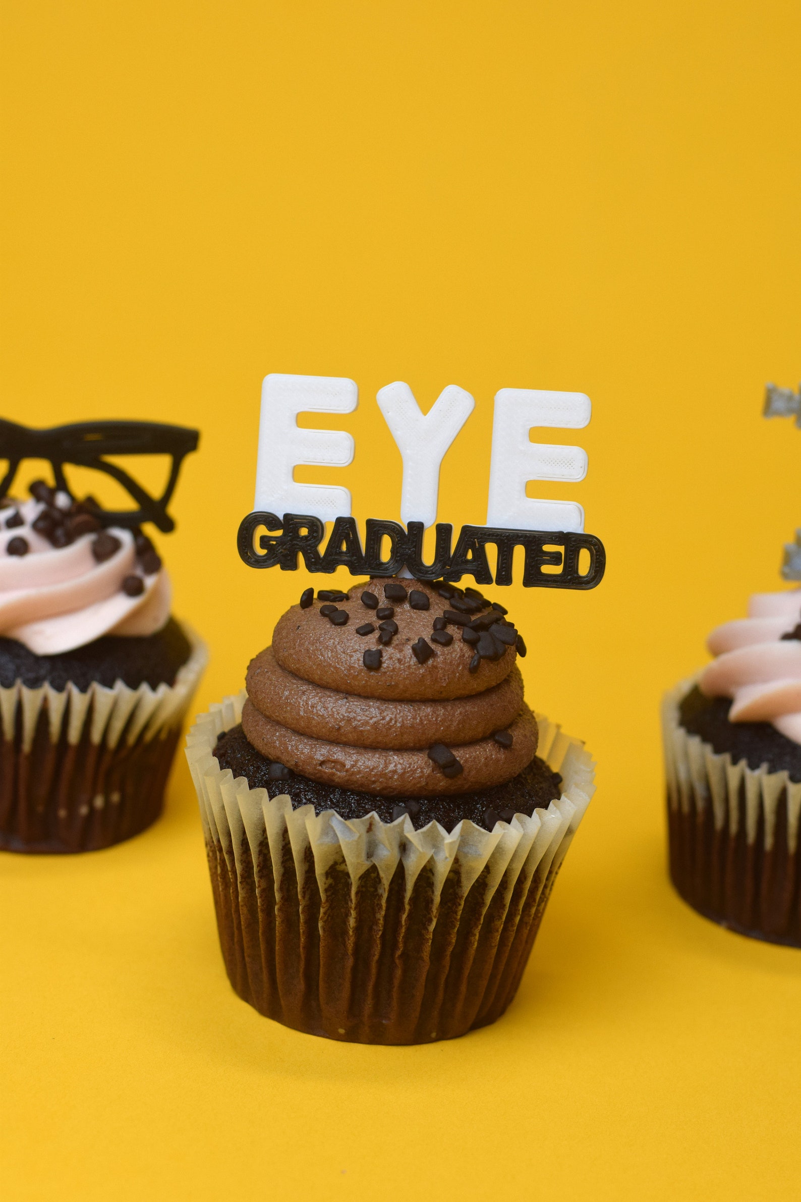 Optometry Graduation Cupcake Toppers Optometry Gift | Etsy