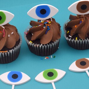 Eye Cupcake Toppers Eyeballs Optometry Gift Optometrist Eye Doctor ...