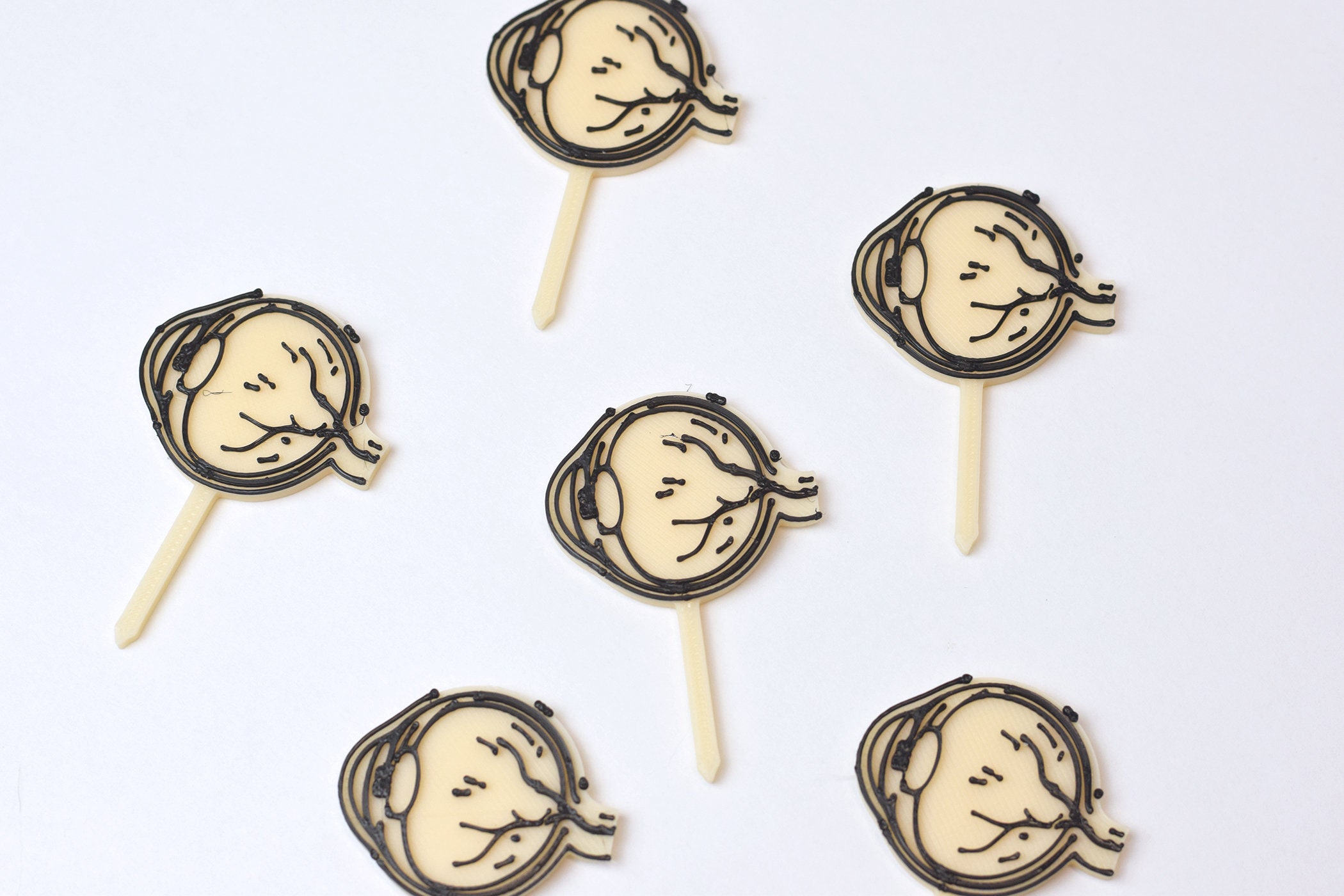 Eye Anatomy Cupcake Toppers Optometry Gift Optometrist Eye | Etsy