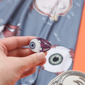 Eye Anatomy Pin, Brooch, Optometry Gift, Optometrist, Eye Dr Gift, Eye ...