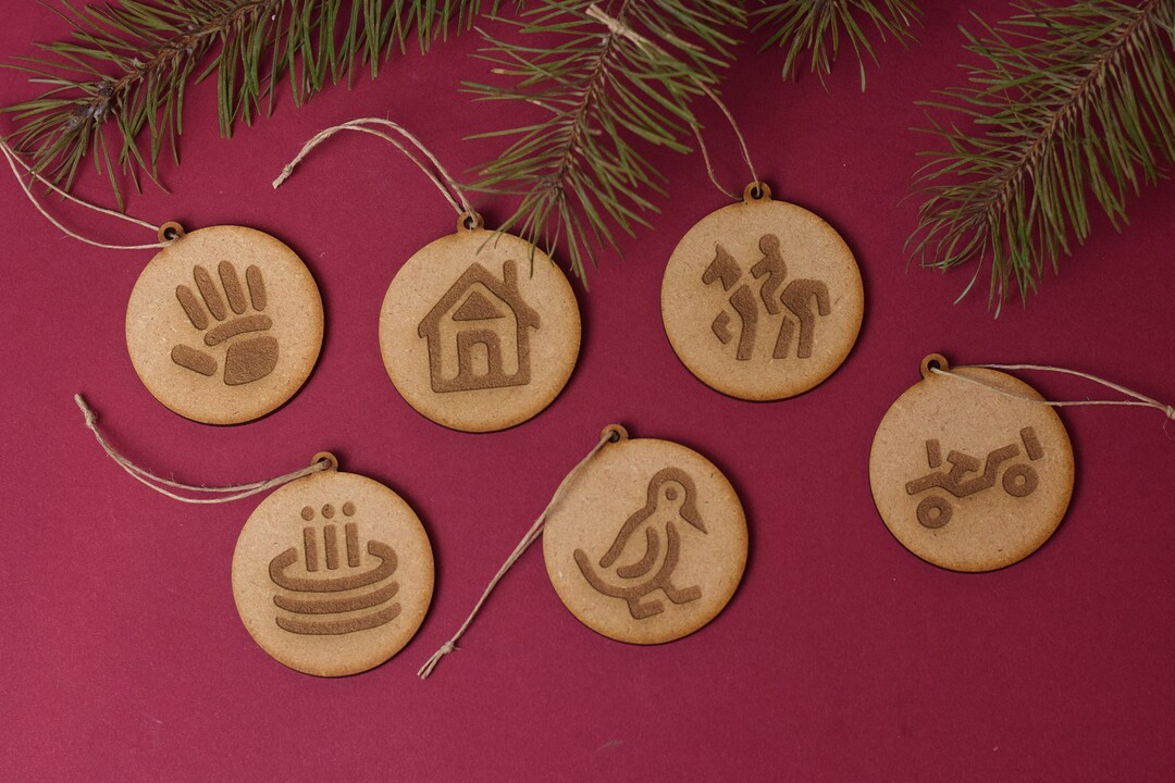 Allen Symbol Ornament Set of 6, Optometry Gift, Optometrist, Eye Doctor ...